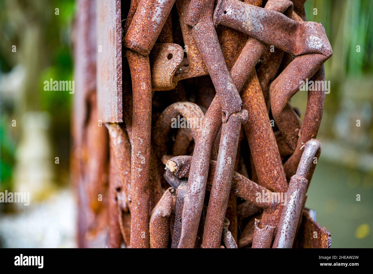 Twisted iron pipes hi-res stock photography and images - Alamy