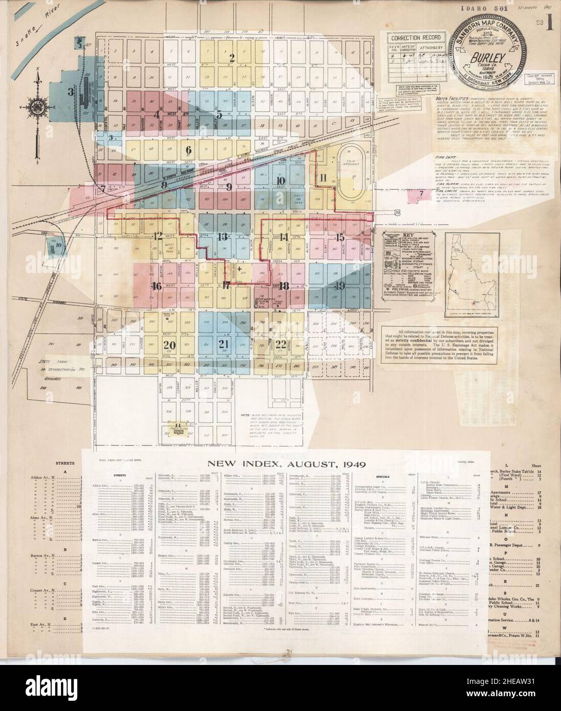 Map of burley hi-res stock photography and images - Alamy