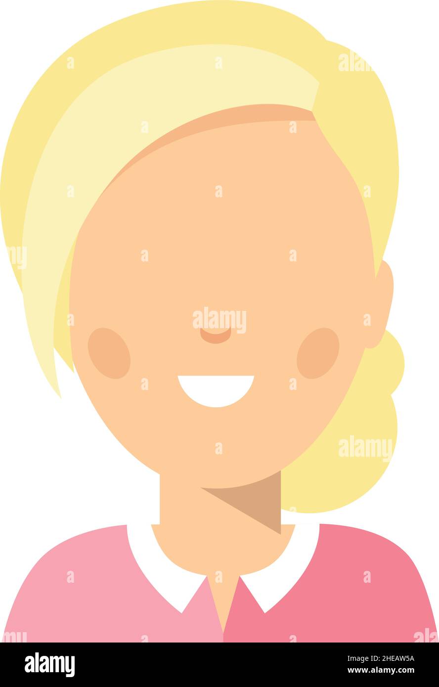 Cheerful woman office Stock Vector Images - Alamy