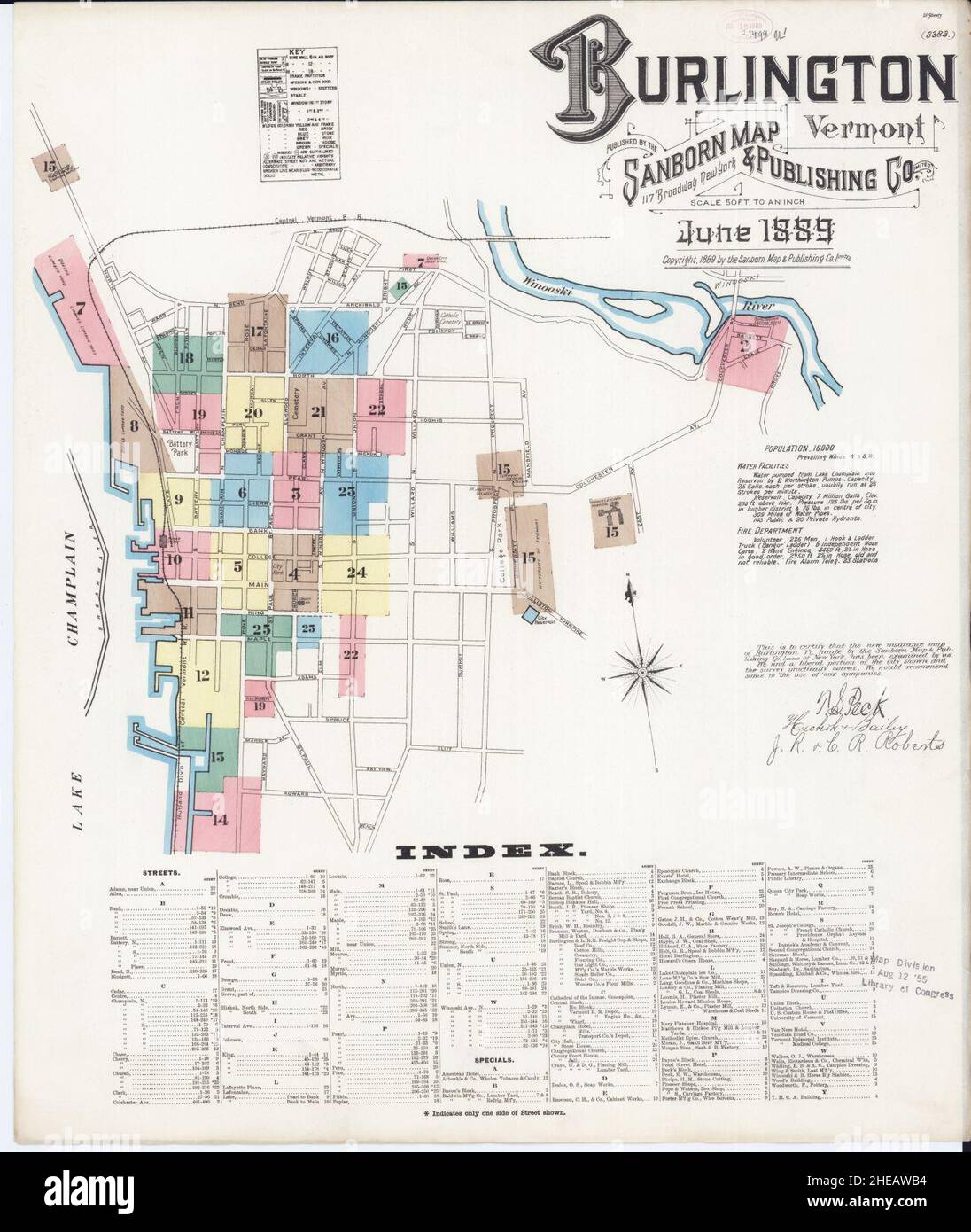 Map of chittenden hi-res stock photography and images - Alamy