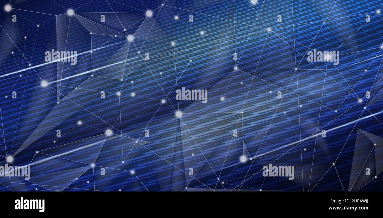Illustration of a virtual network concept Stock Photo - Alamy
