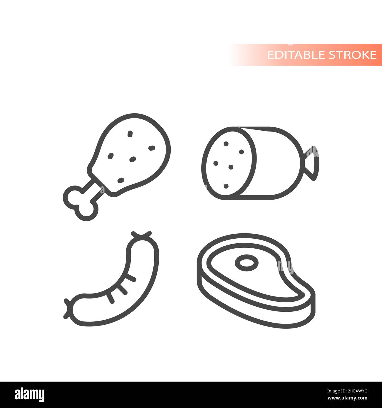 Chicken meat Stock Vector Images - Alamy