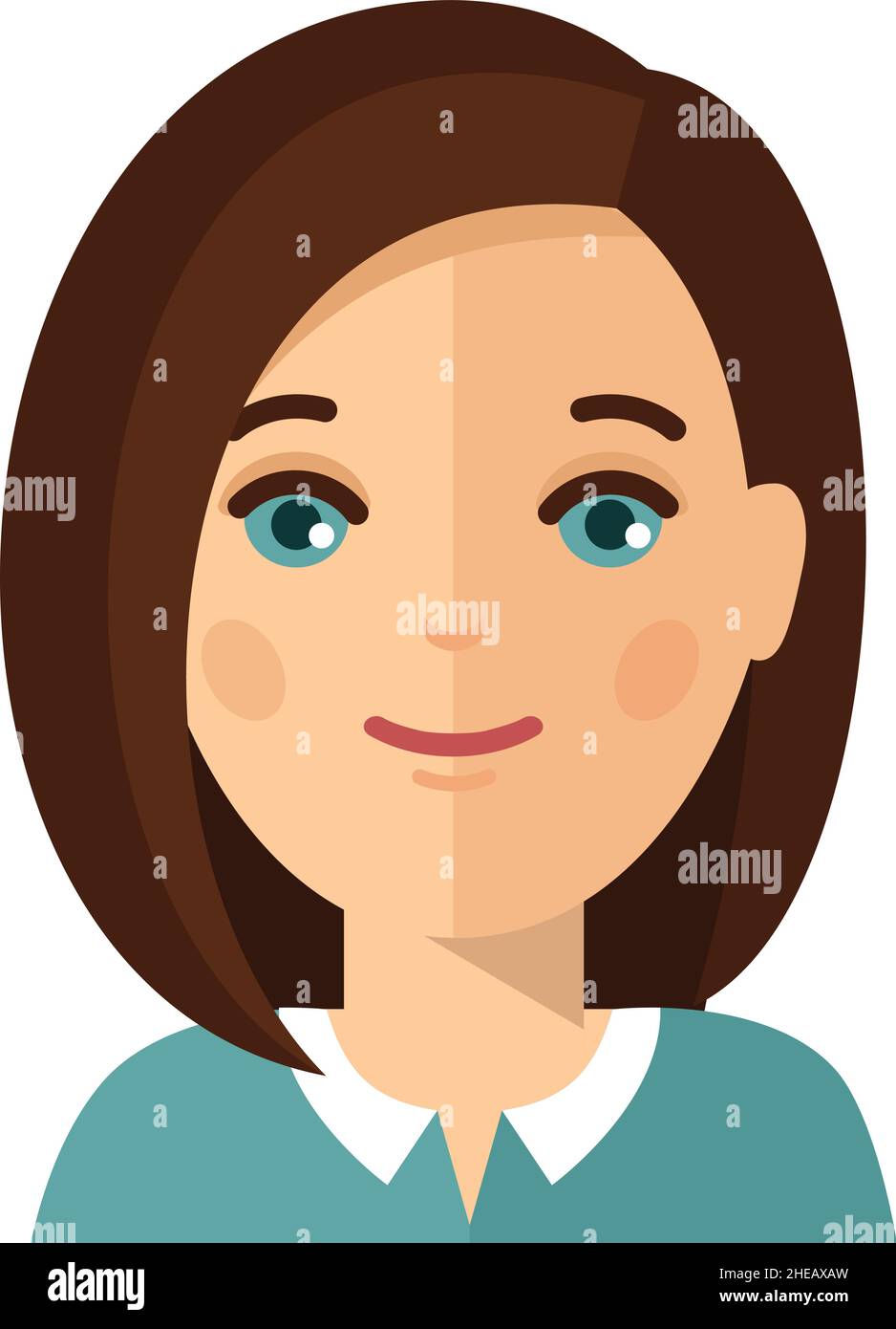 Manager Office Worker Woman Avatar Stock Vector Image & Art - Alamy