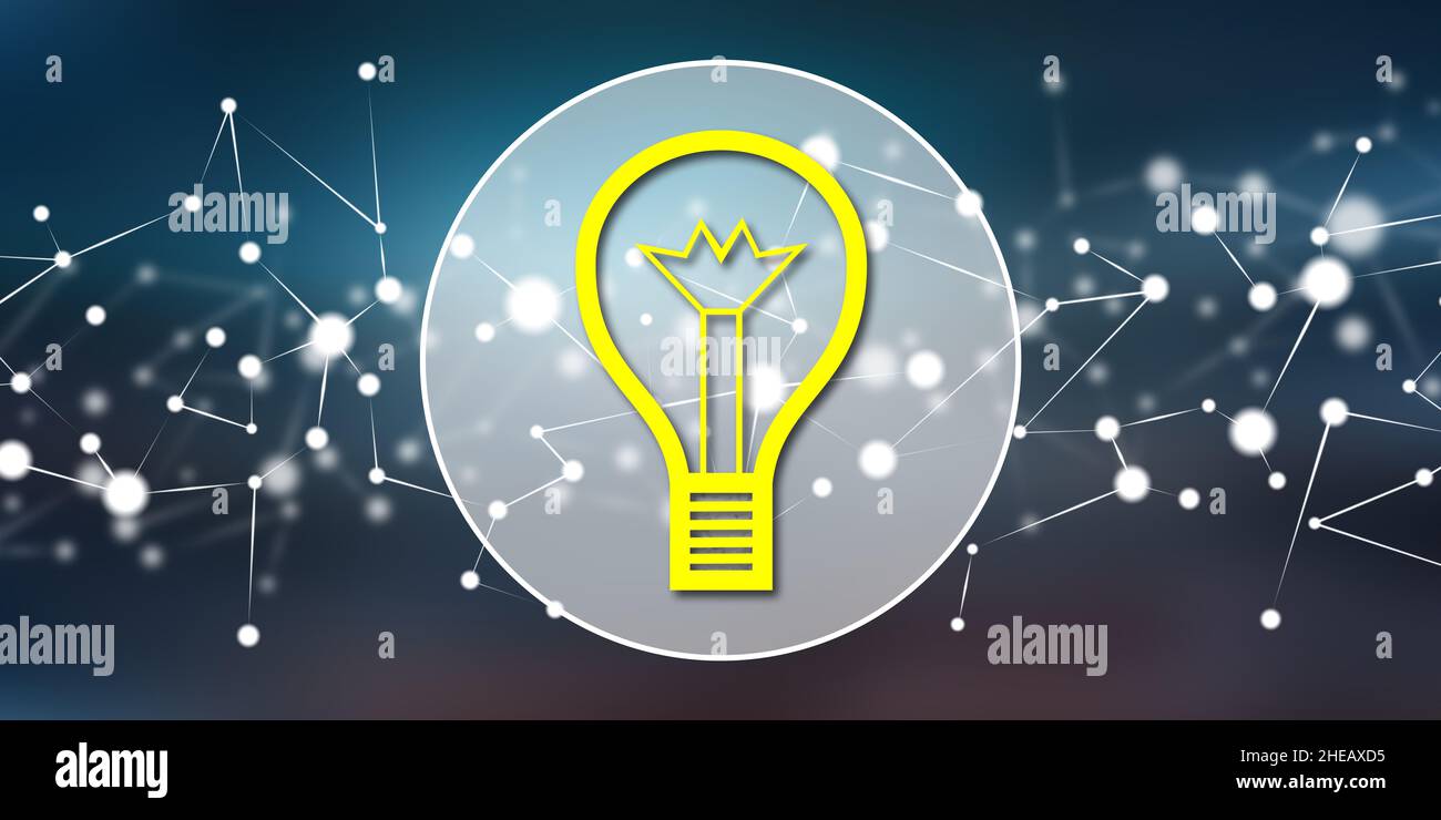 Illustration of an idea concept Stock Photo - Alamy