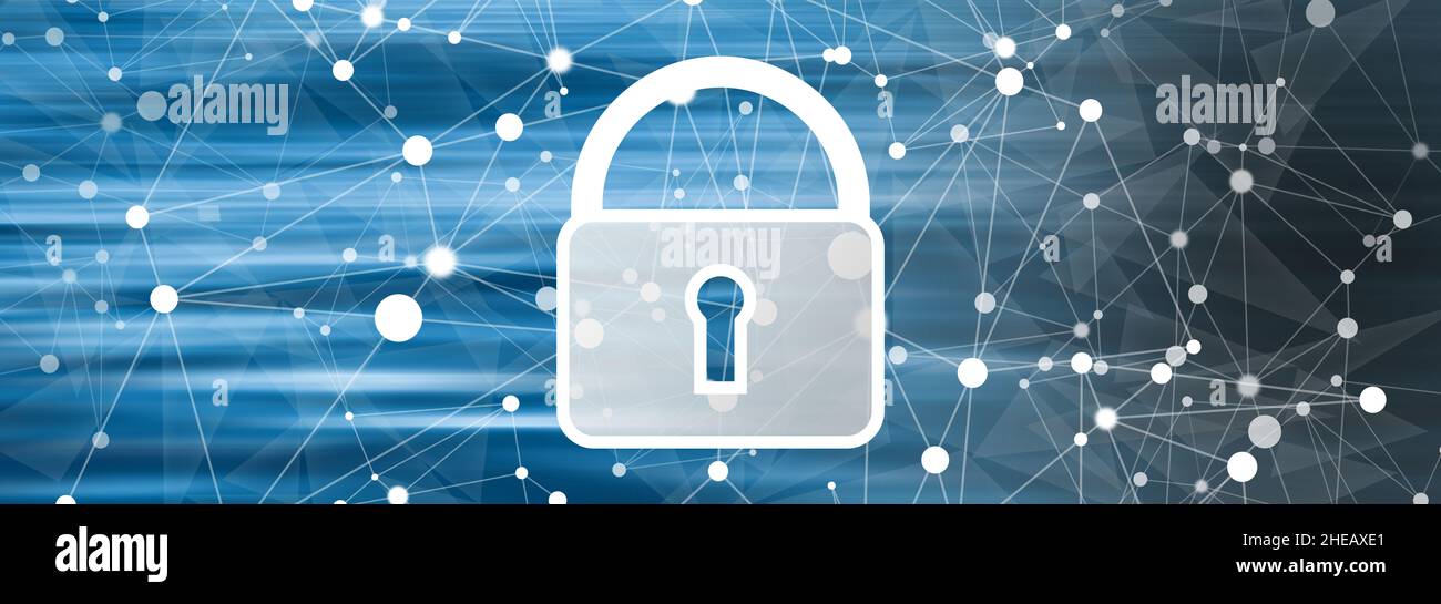 Illustration of a data security concept Stock Photo - Alamy