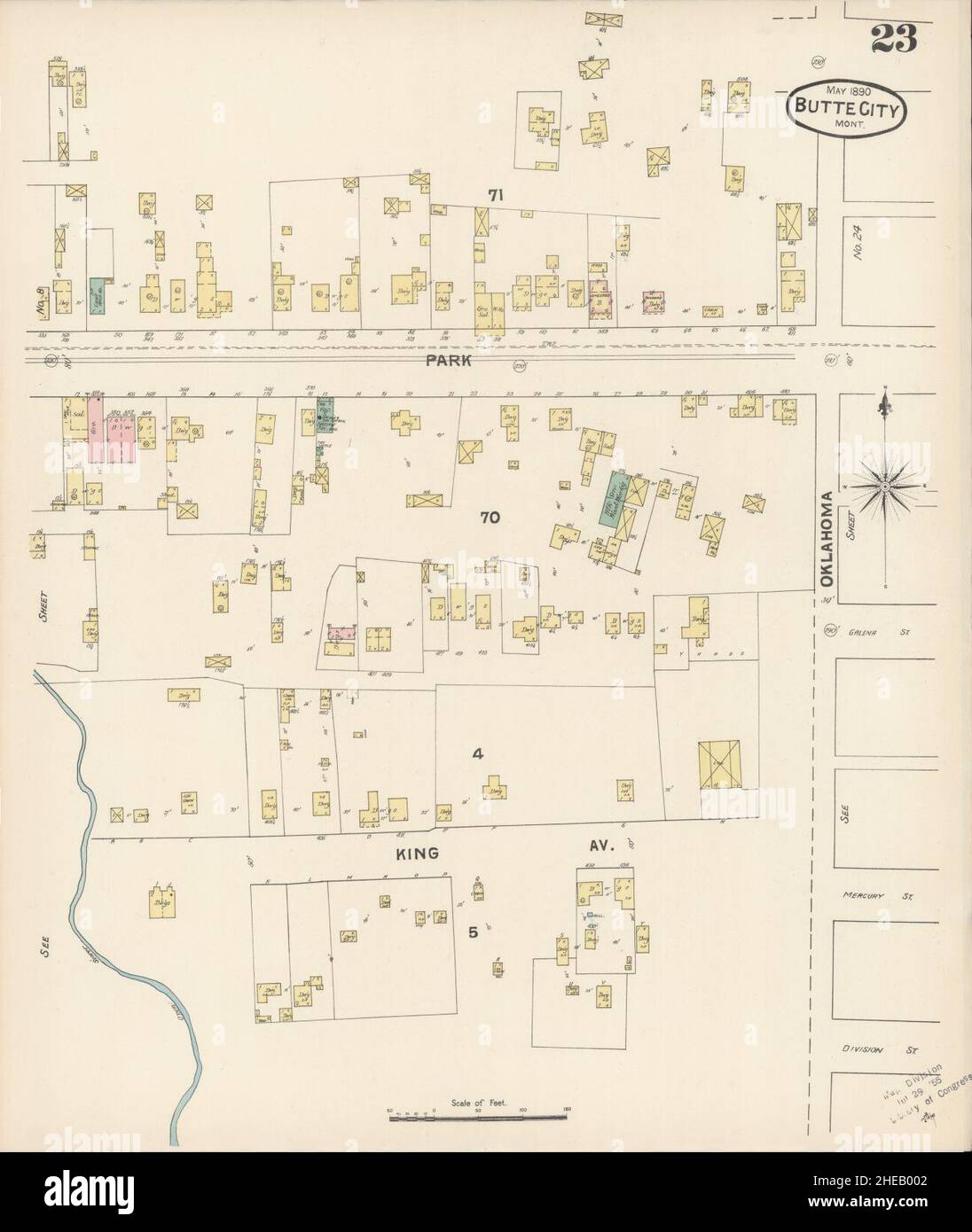 Silver bow county map hi-res stock photography and images - Alamy