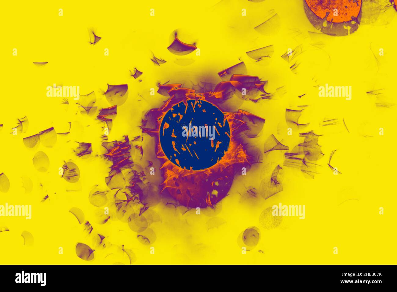 Abstract background - colorful glowing sphere Stock Photo - Alamy