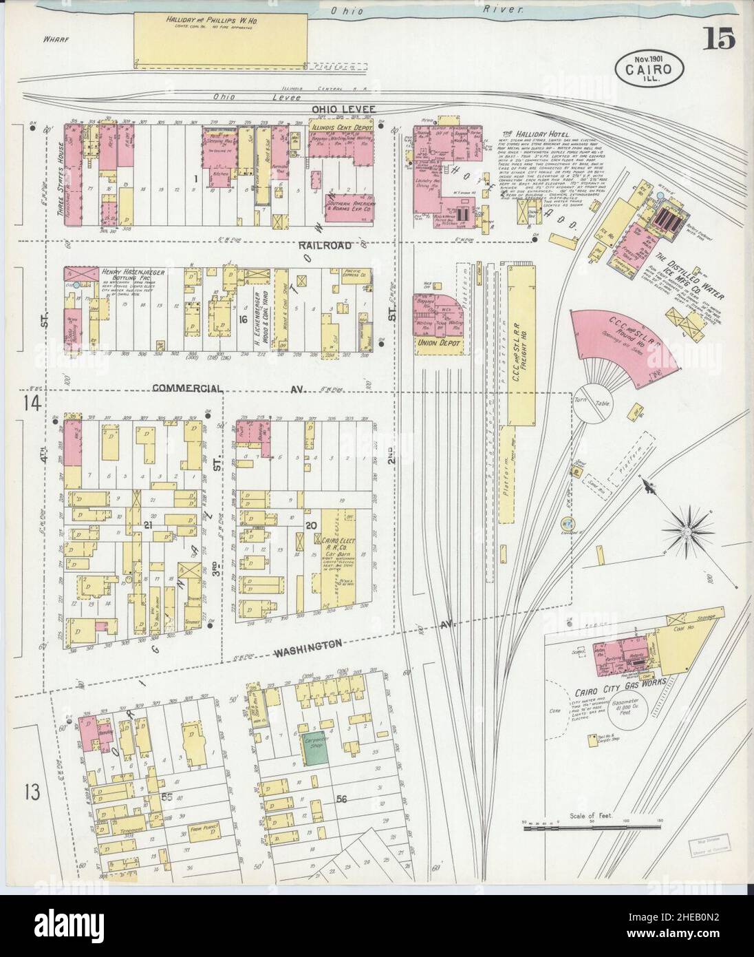 Map of cairo hi-res stock photography and images - Alamy