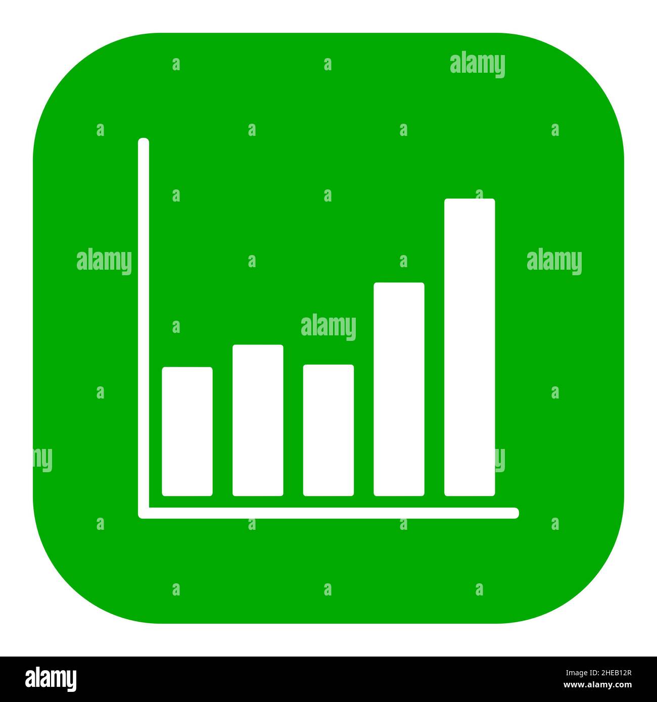 Chart and app icon Stock Photo - Alamy