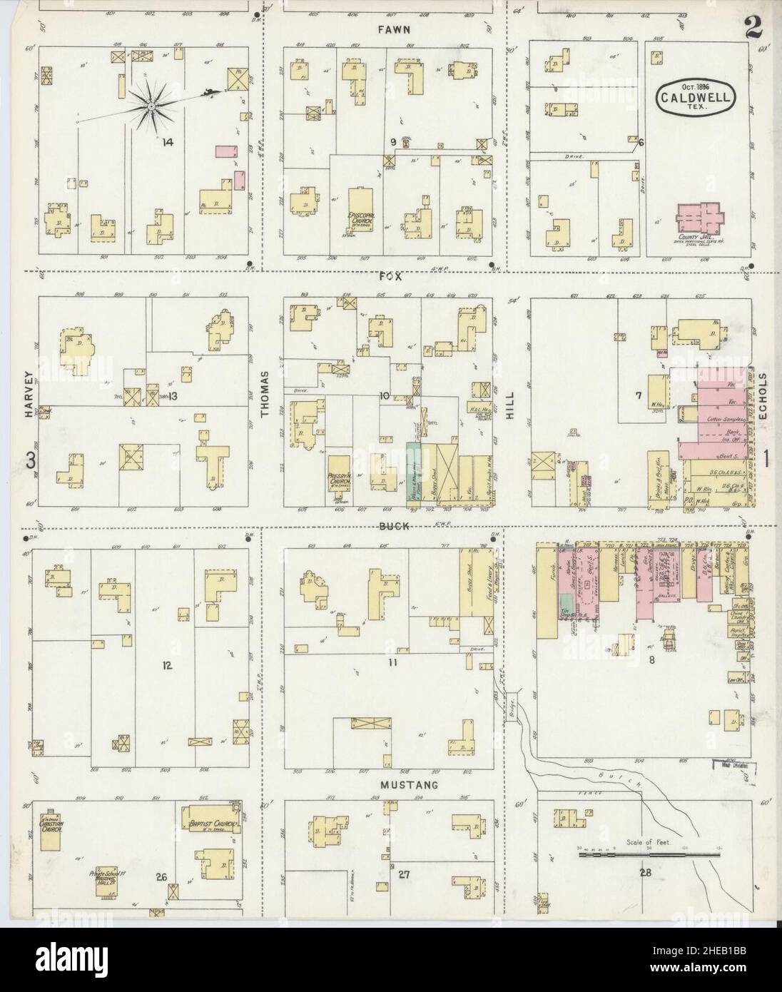Map of burleson texas hi-res stock photography and images - Alamy