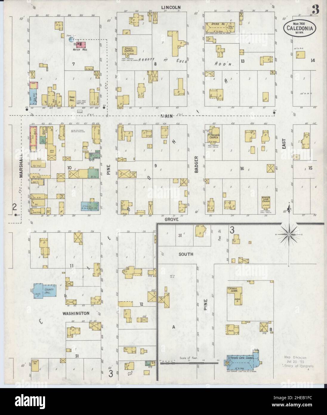 Map of houston minnesota hi-res stock photography and images - Alamy