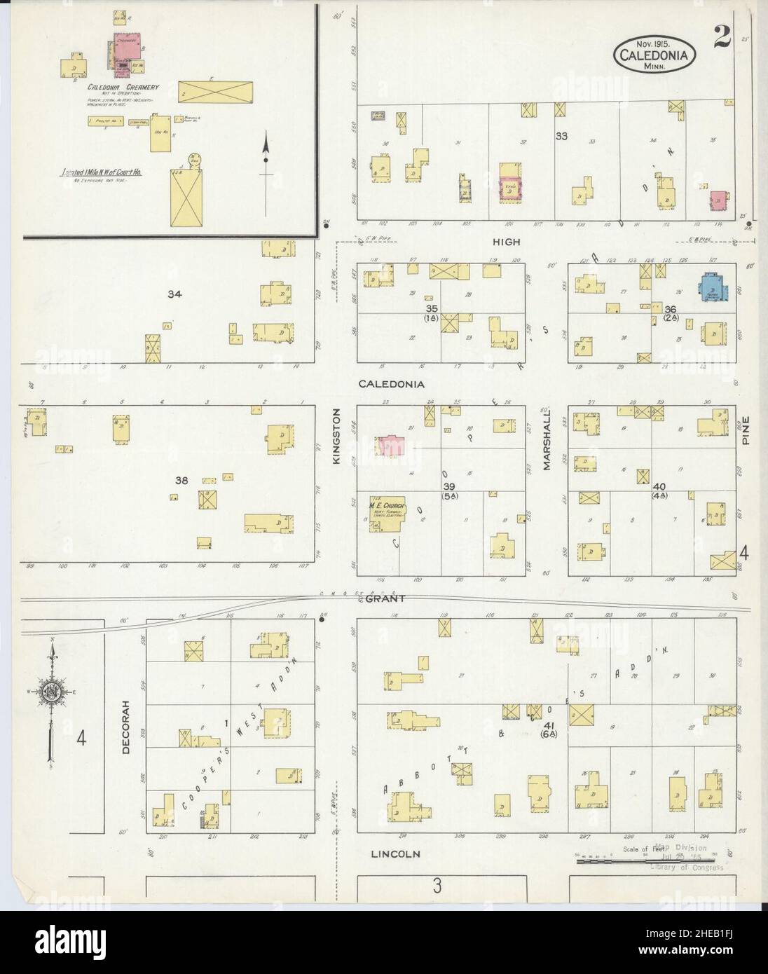Map of houston minnesota hi-res stock photography and images - Alamy