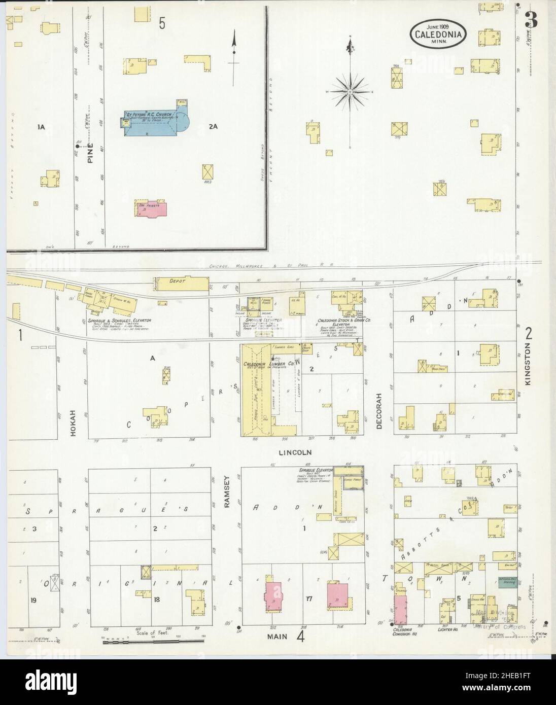 Map of houston minnesota hi-res stock photography and images - Alamy
