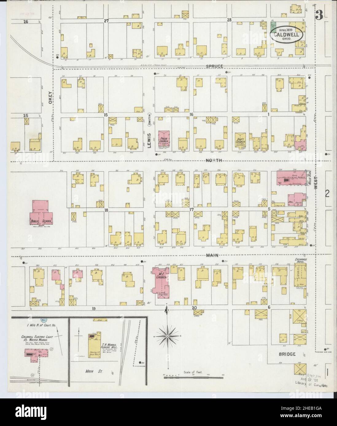 Noble ohio map hi-res stock photography and images - Alamy