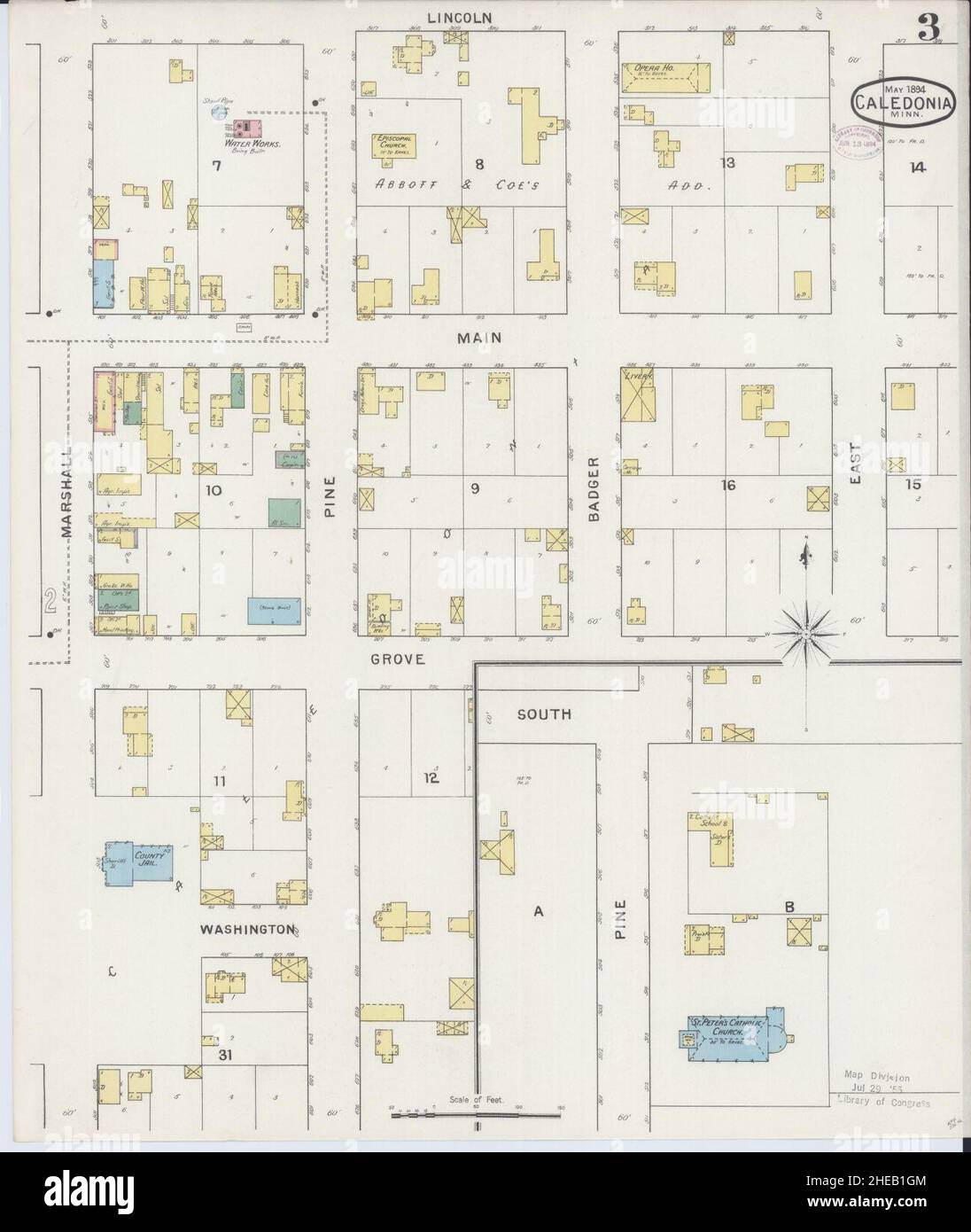 Map of houston minnesota hi-res stock photography and images - Alamy