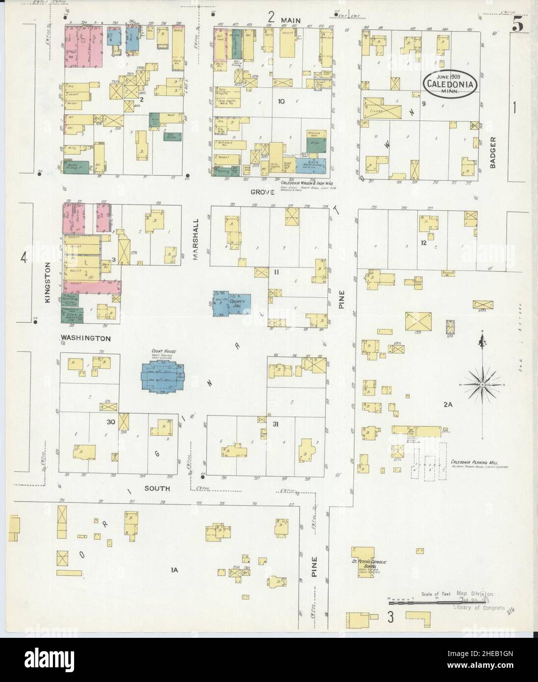 Map of houston minnesota hi-res stock photography and images - Alamy