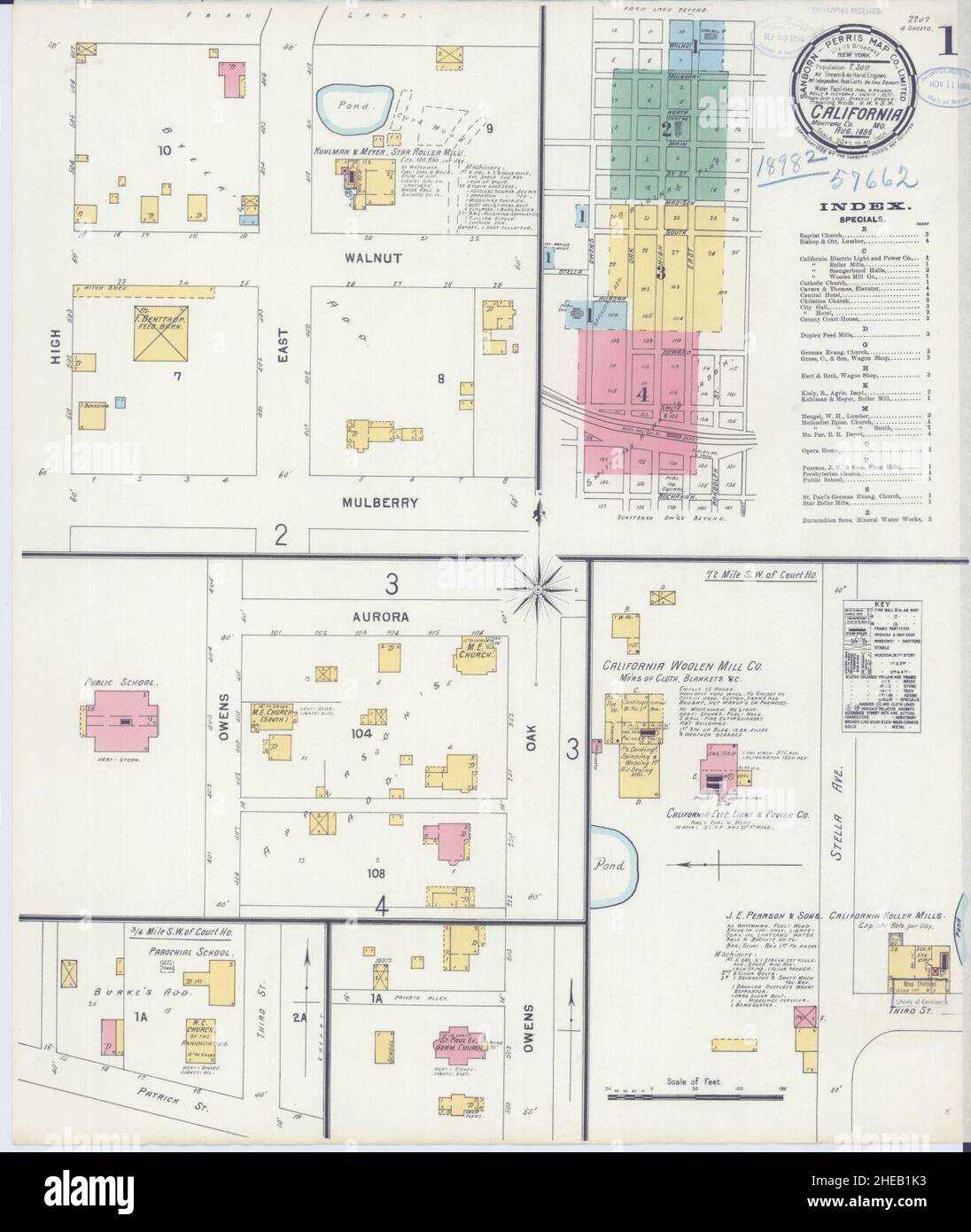 Moniteau county map hi-res stock photography and images - Alamy