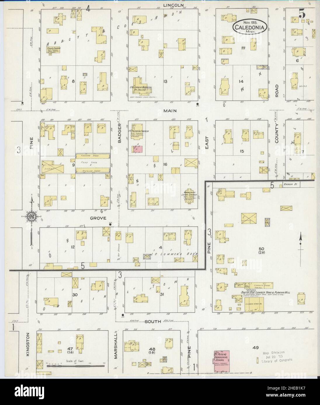 Map of houston minnesota hi-res stock photography and images - Alamy