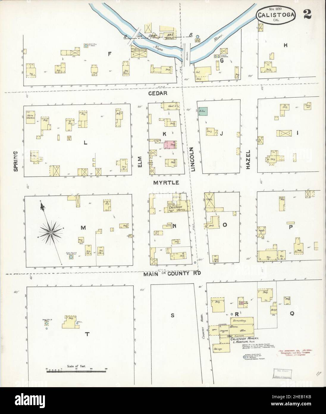 Calistoga california map hi-res stock photography and images - Alamy