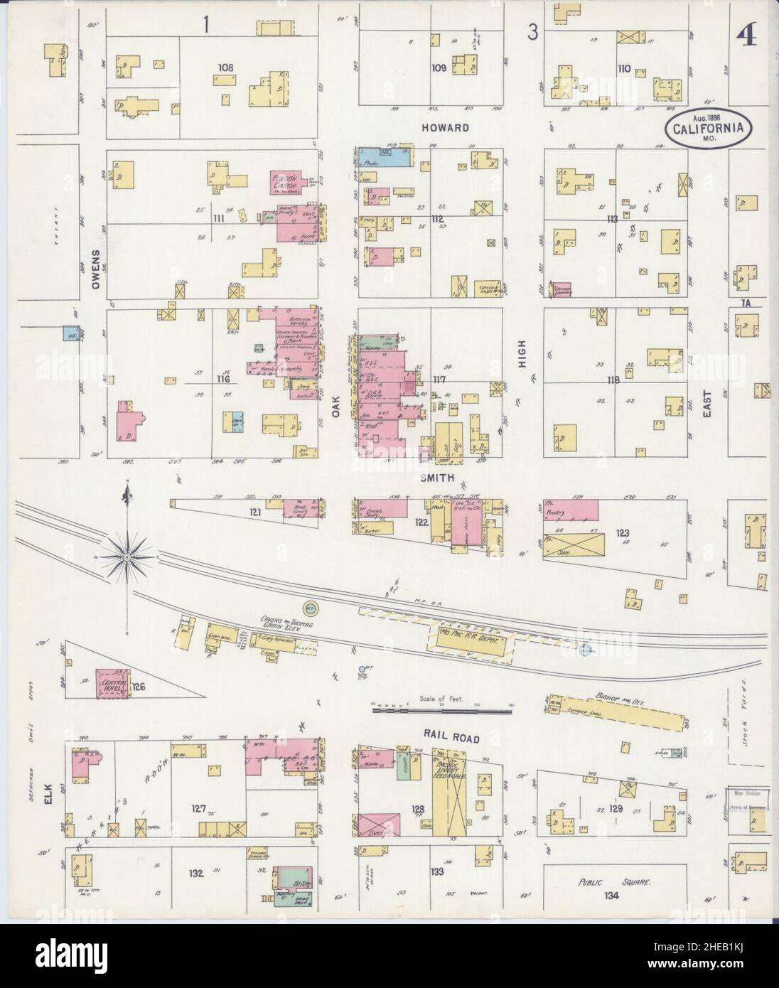 Moniteau county map hi-res stock photography and images - Alamy