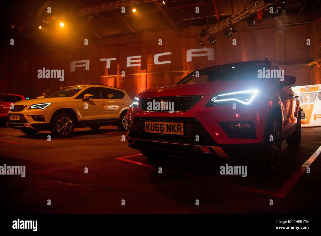 Launch event for the 2016 SEAT Ateca Spanish built VW group SUV Stock ...