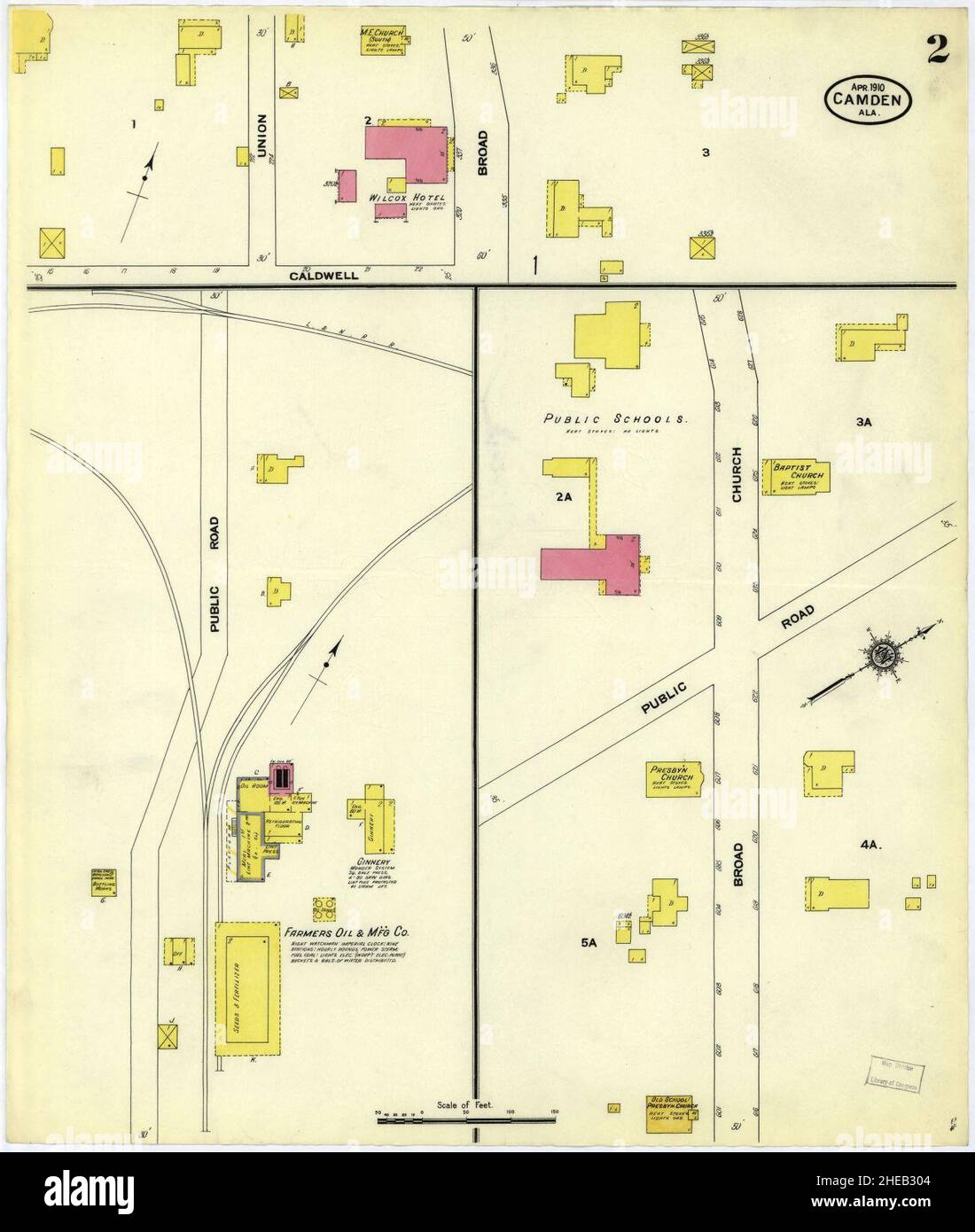 Camden alabama map hi-res stock photography and images - Alamy