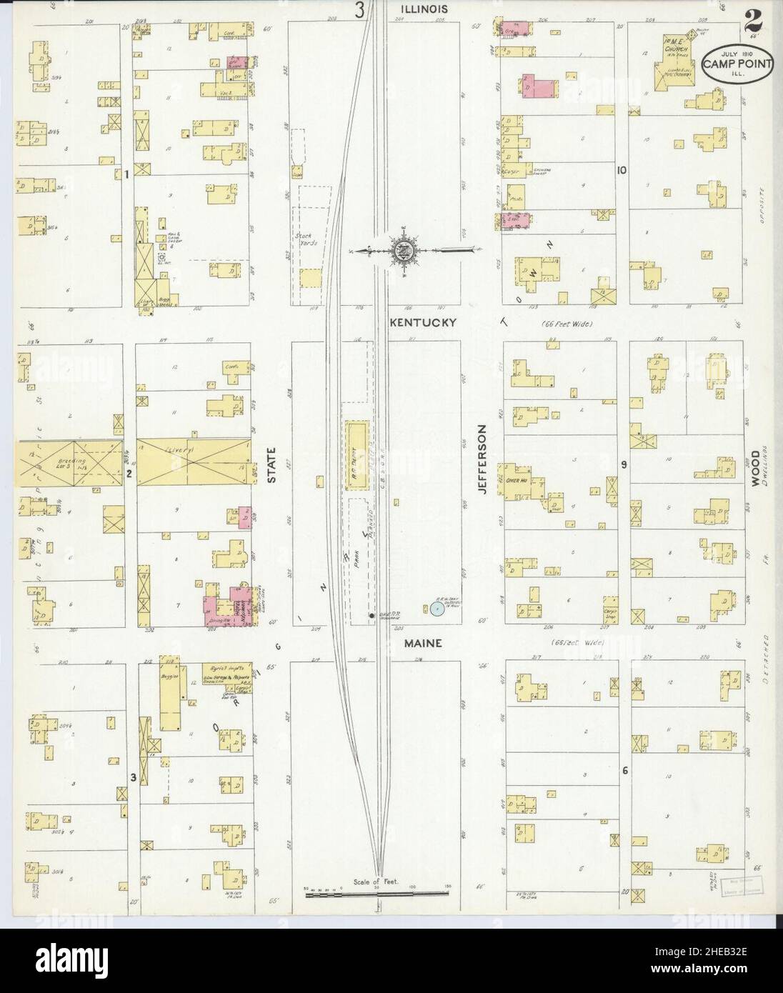 Camp county map hi-res stock photography and images - Alamy
