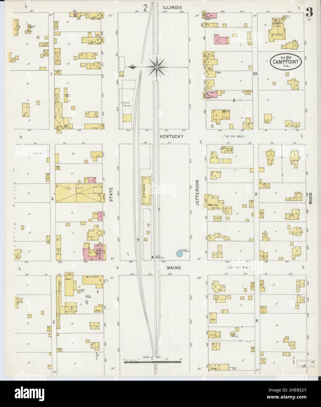 Camp county map hi-res stock photography and images - Alamy