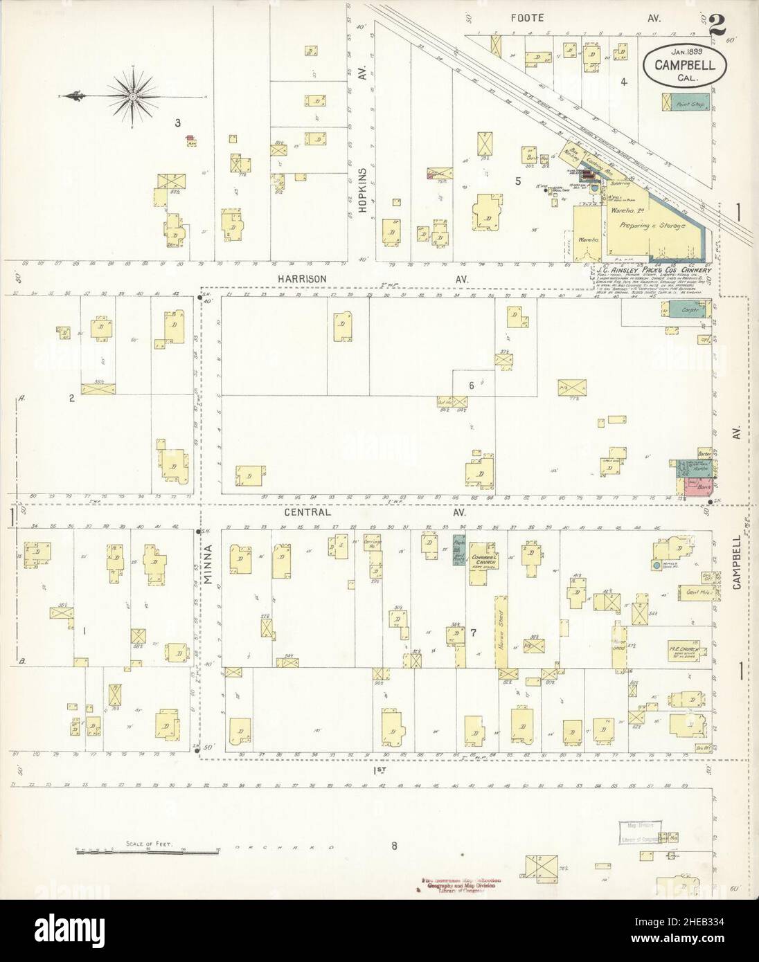 Santa clara county map hi-res stock photography and images - Alamy