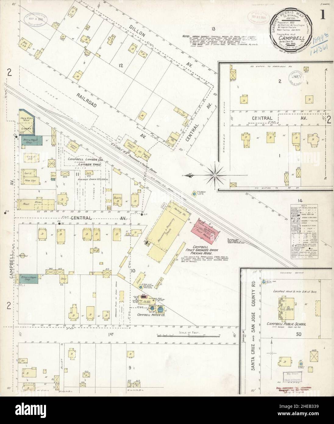 Santa clara county map hi-res stock photography and images - Alamy