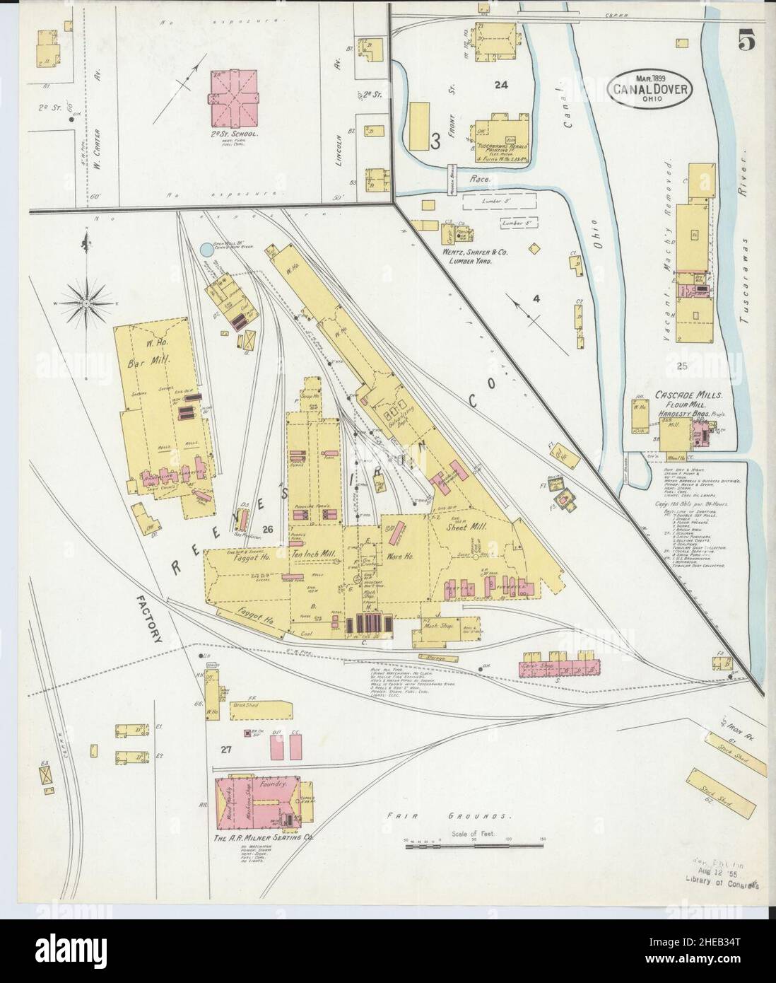 Dover ohio map hi-res stock photography and images - Alamy