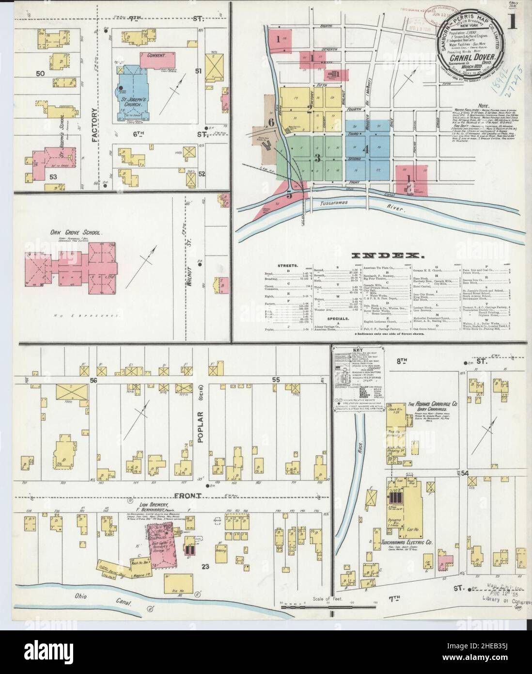 Dover ohio map hi-res stock photography and images - Alamy
