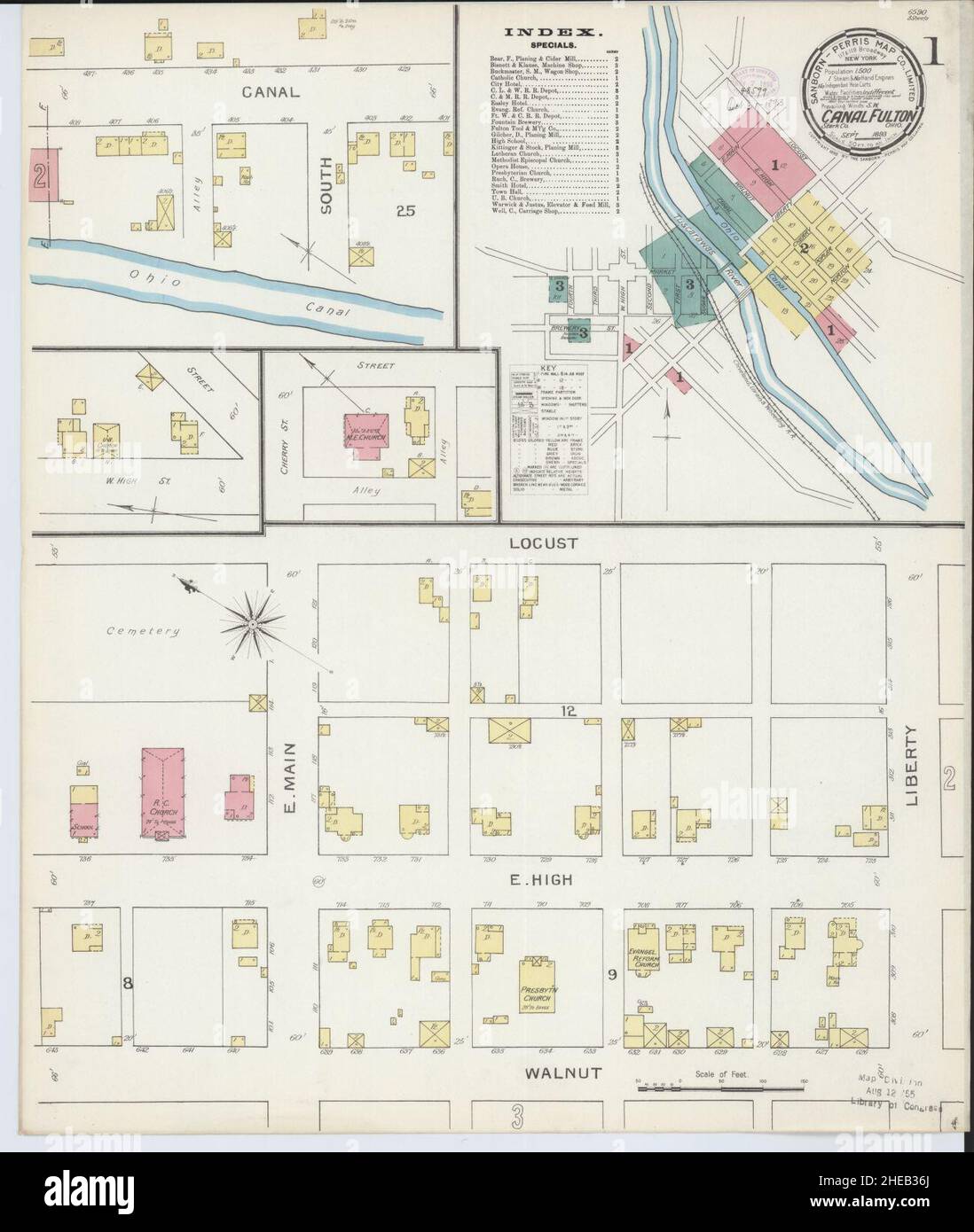 Canal fulton ohio map hi-res stock photography and images - Alamy