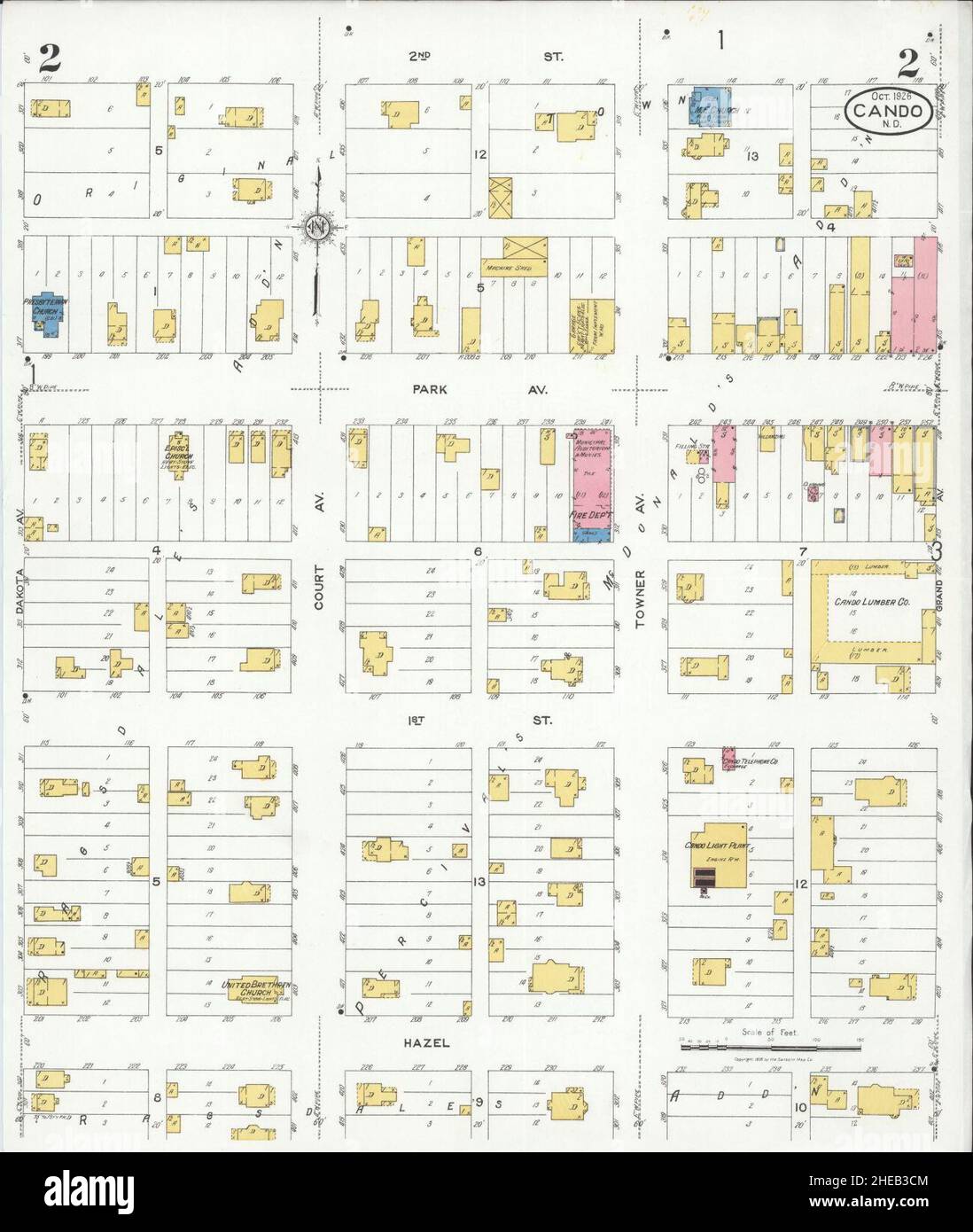 Cando map hi-res stock photography and images - Alamy