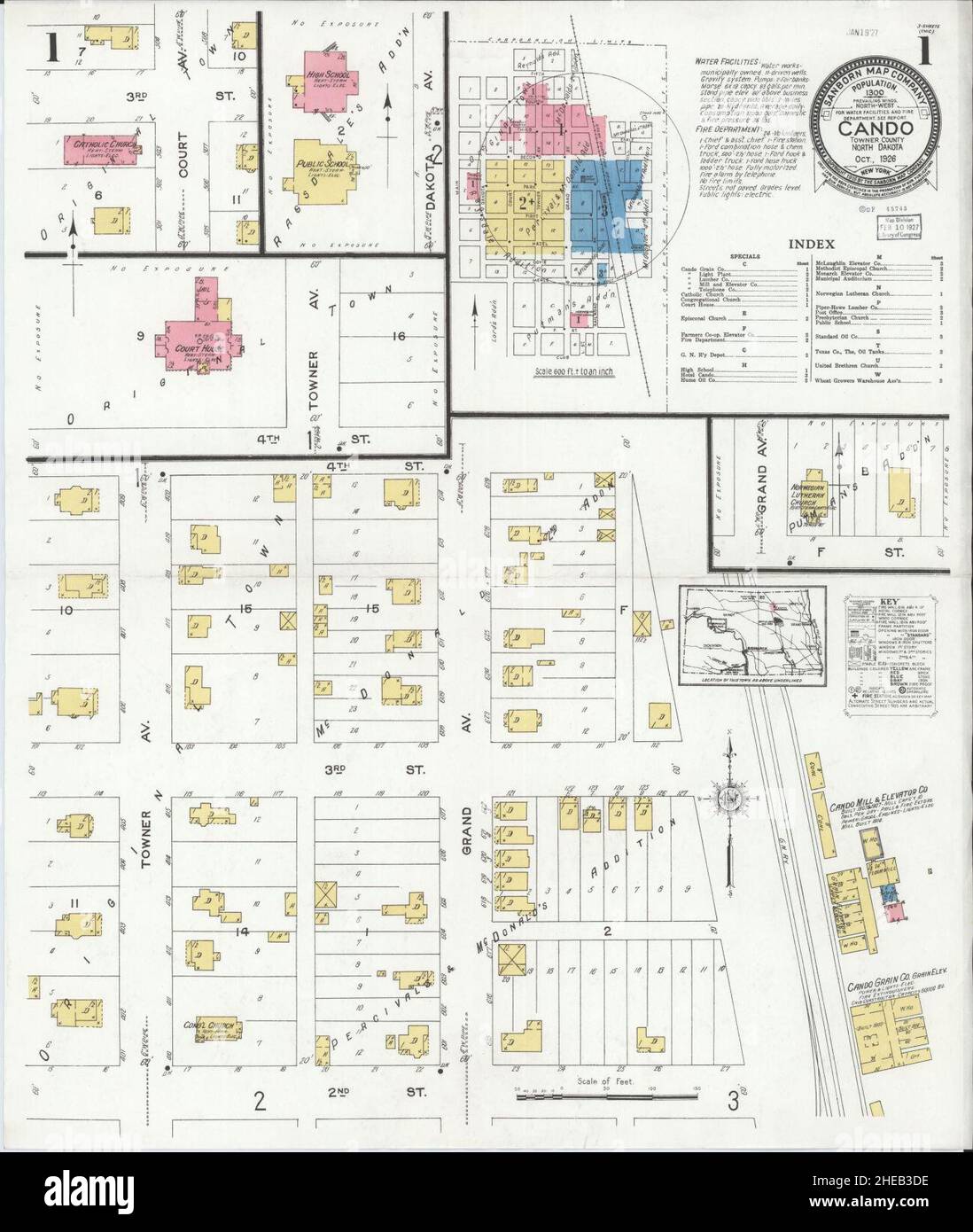 Cando map hi-res stock photography and images - Alamy