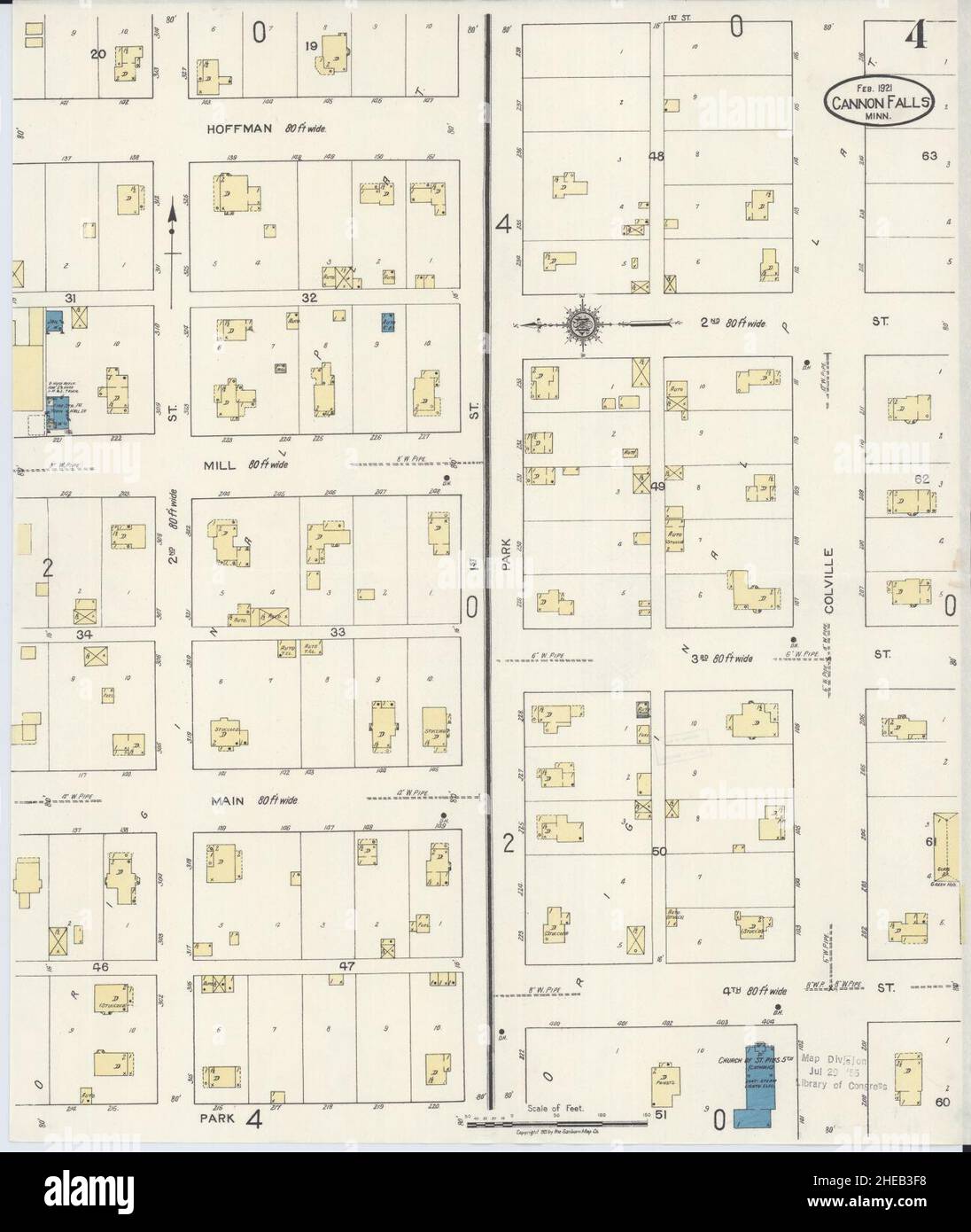 Map of cannon falls hi-res stock photography and images - Alamy