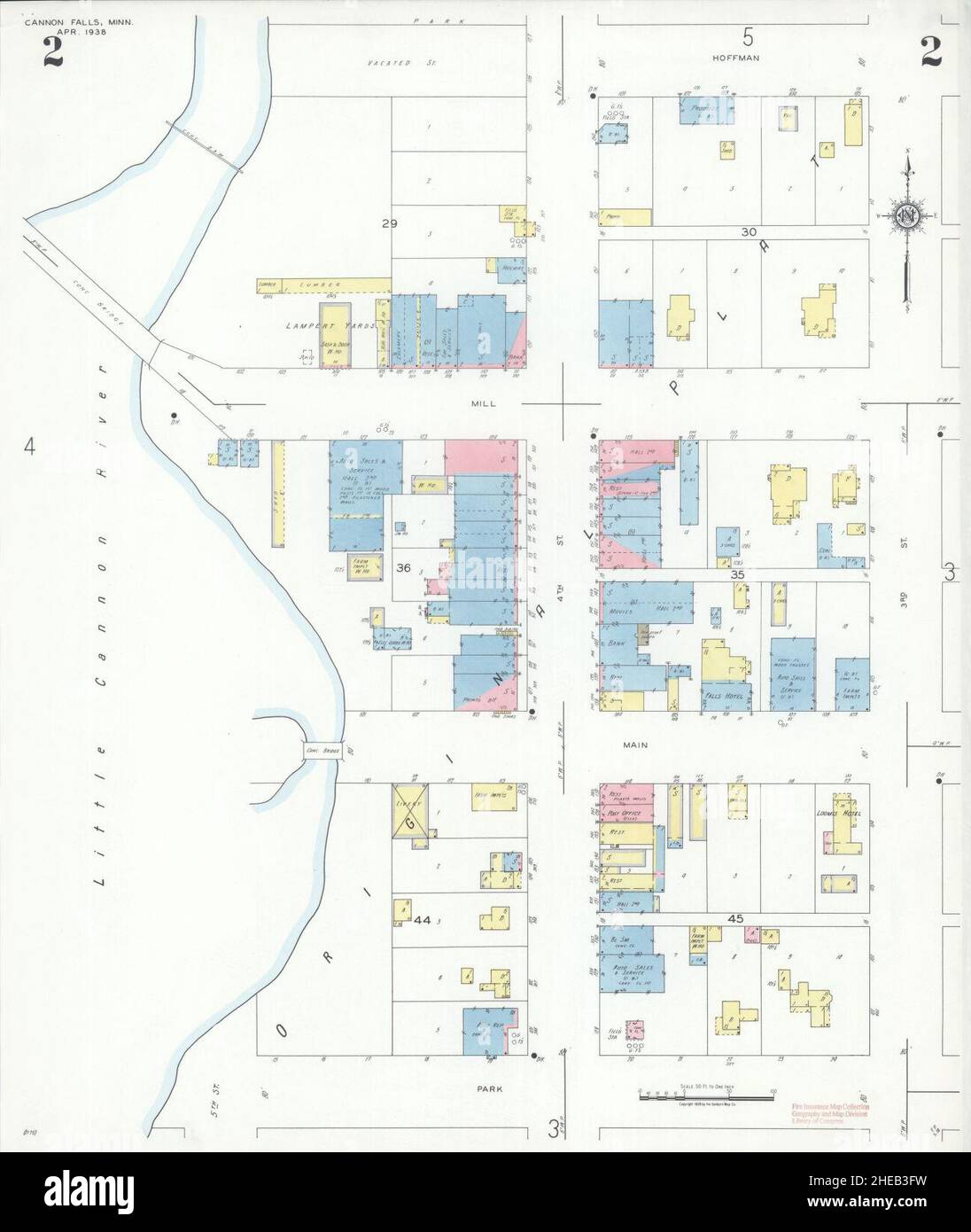 Map of cannon falls hi-res stock photography and images - Alamy
