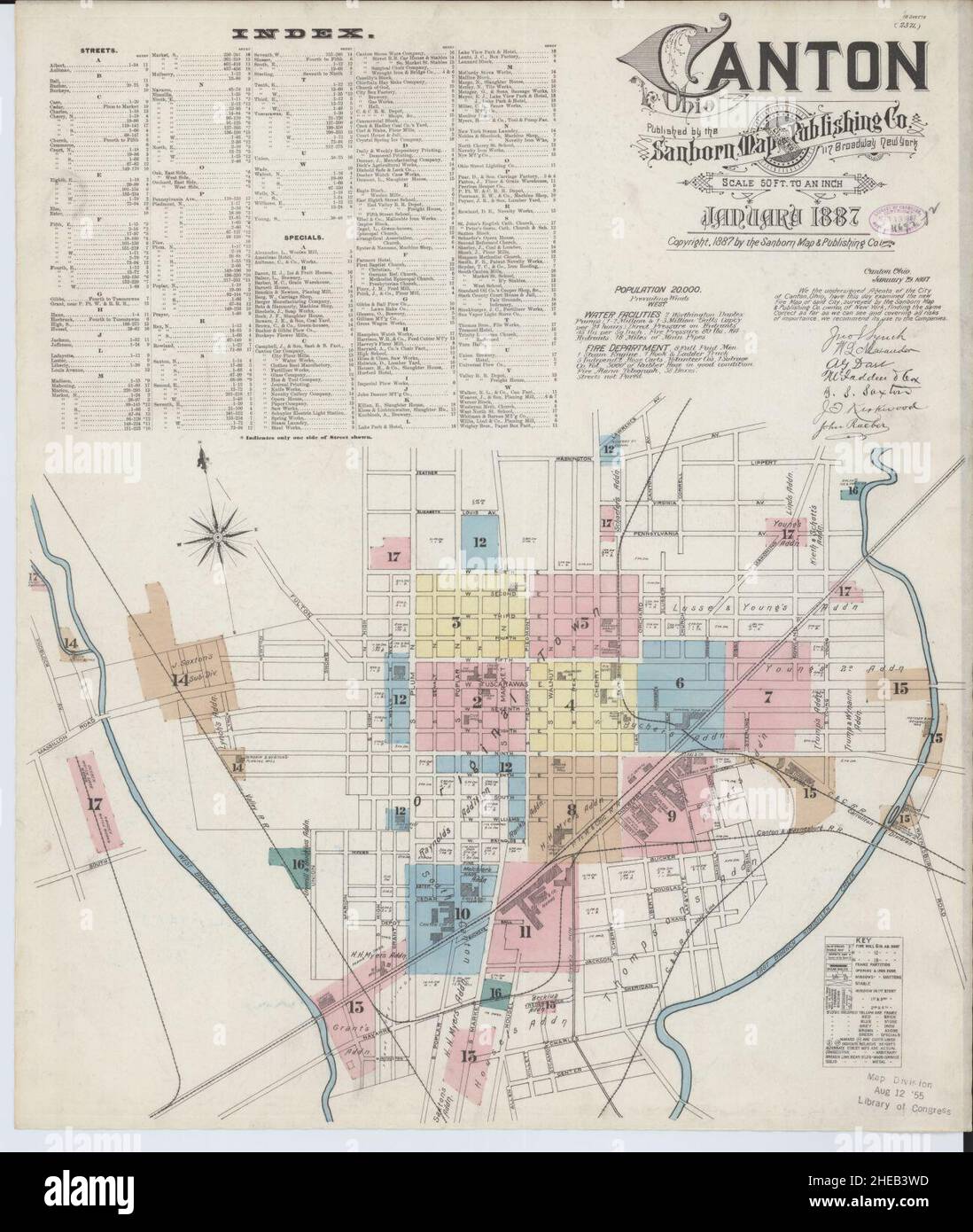 Canton ohio map hi-res stock photography and images - Alamy