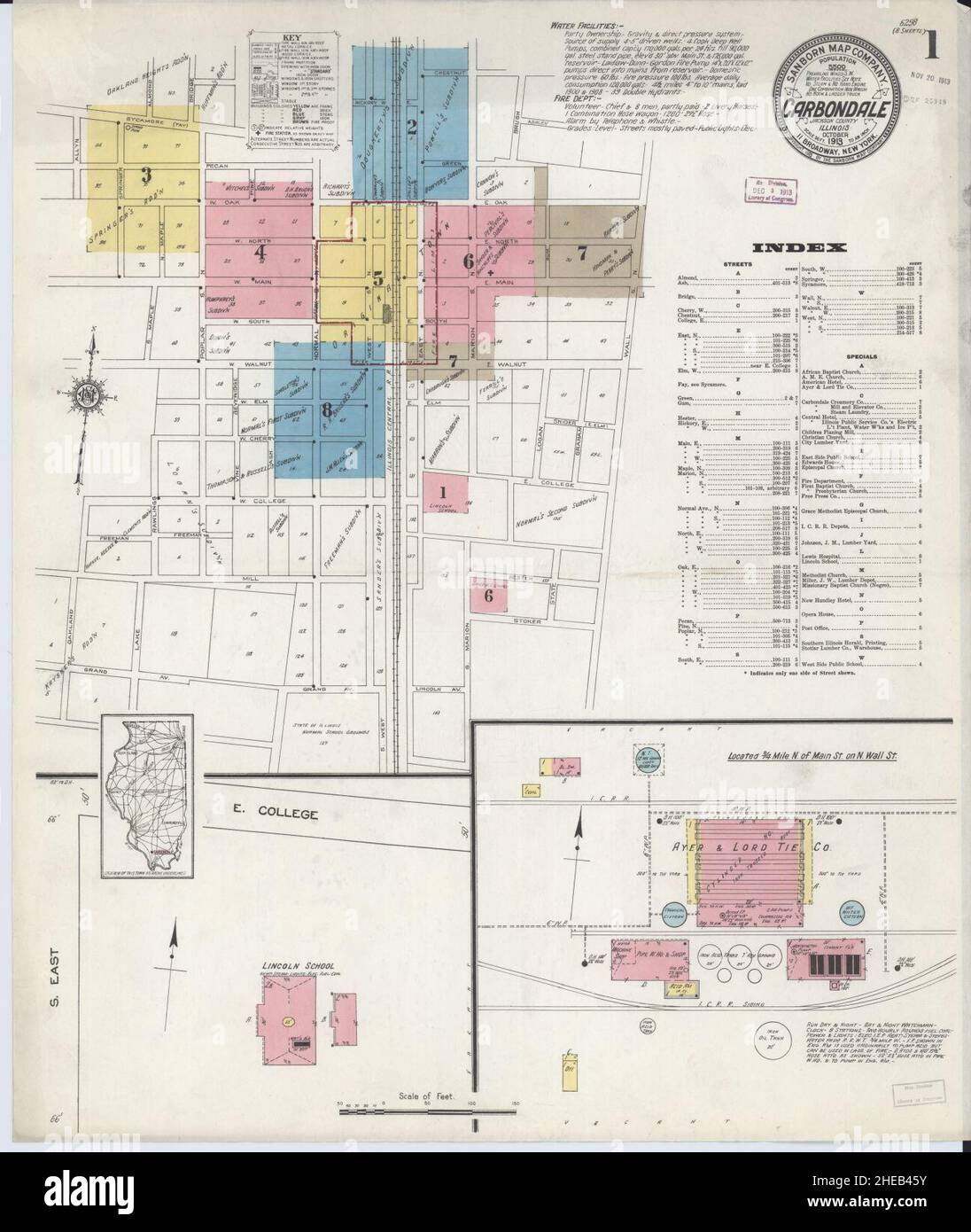 Illinois jackson county map hi-res stock photography and images - Alamy