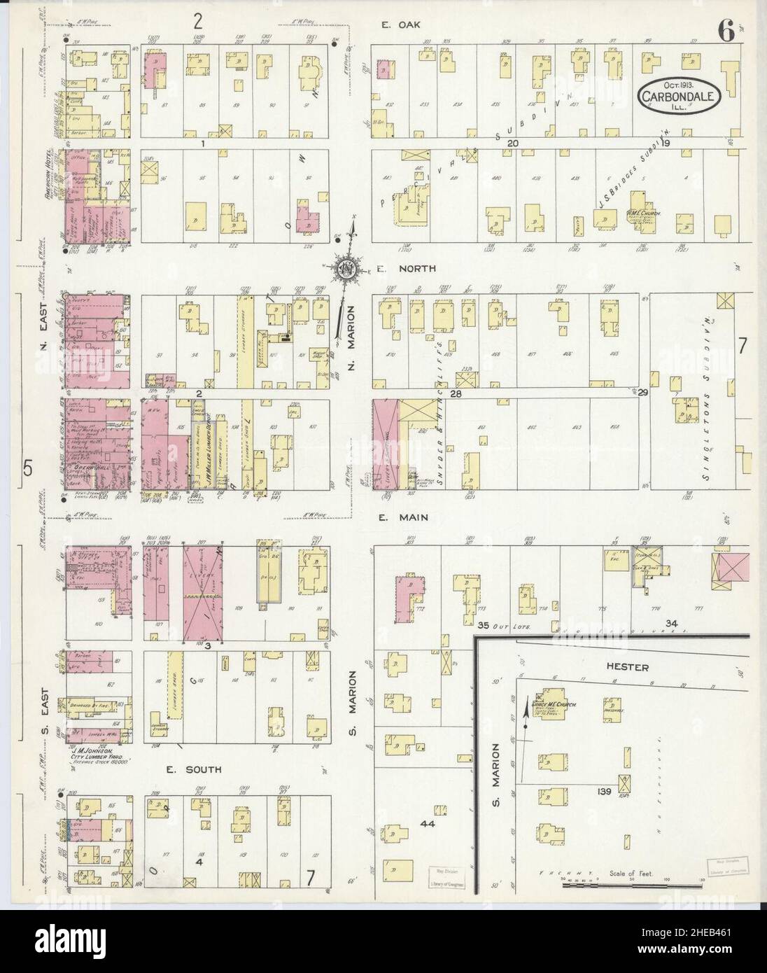 Carbondale map hi-res stock photography and images - Alamy