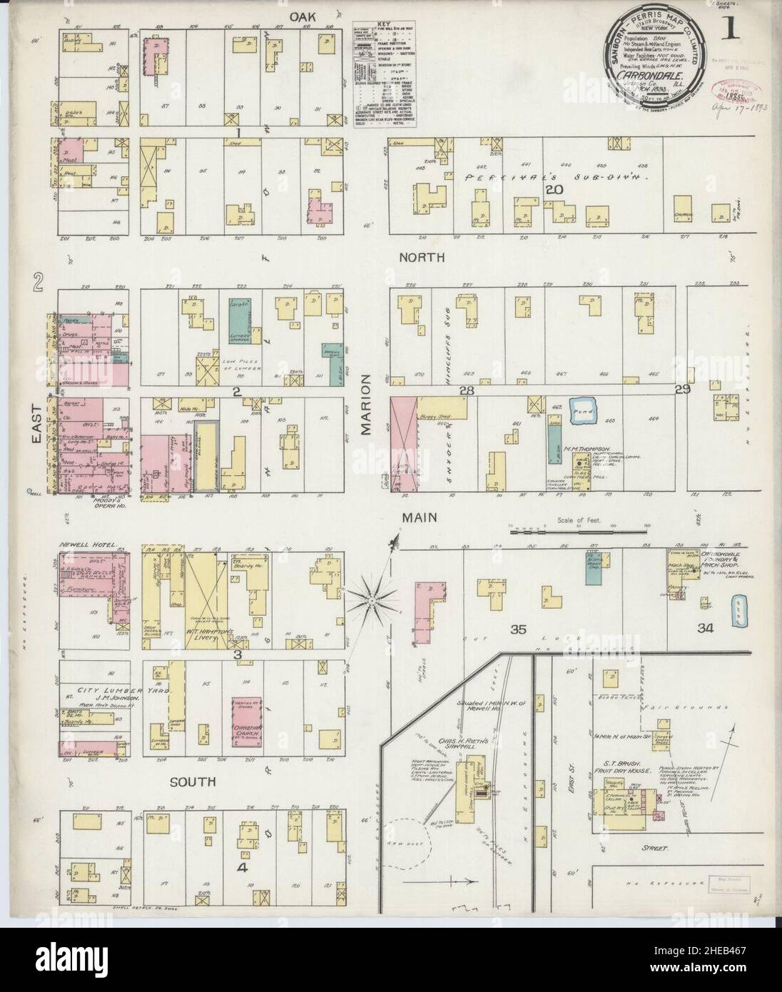 Illinois jackson county map hi-res stock photography and images - Alamy