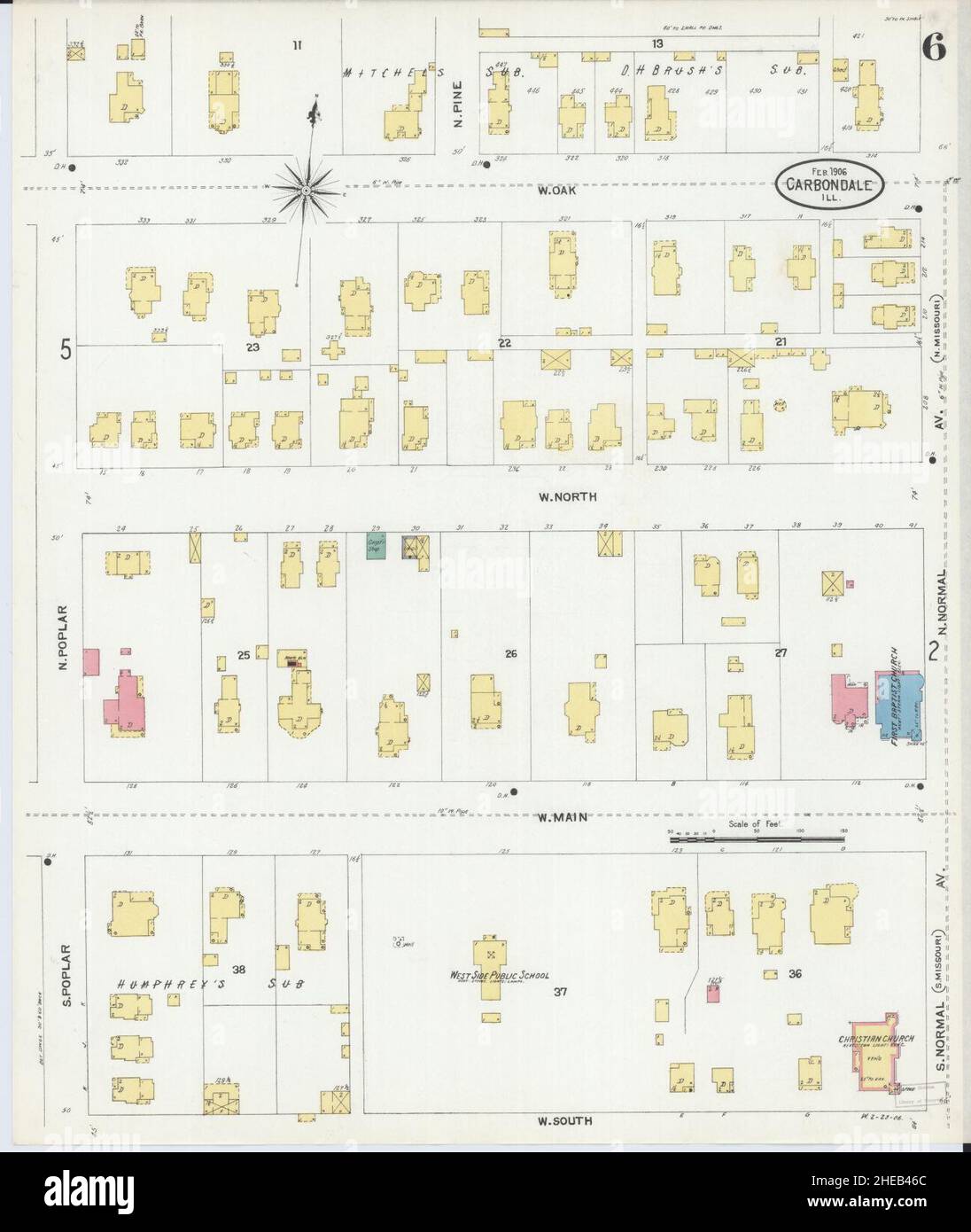 Illinois jackson county map hi-res stock photography and images - Alamy