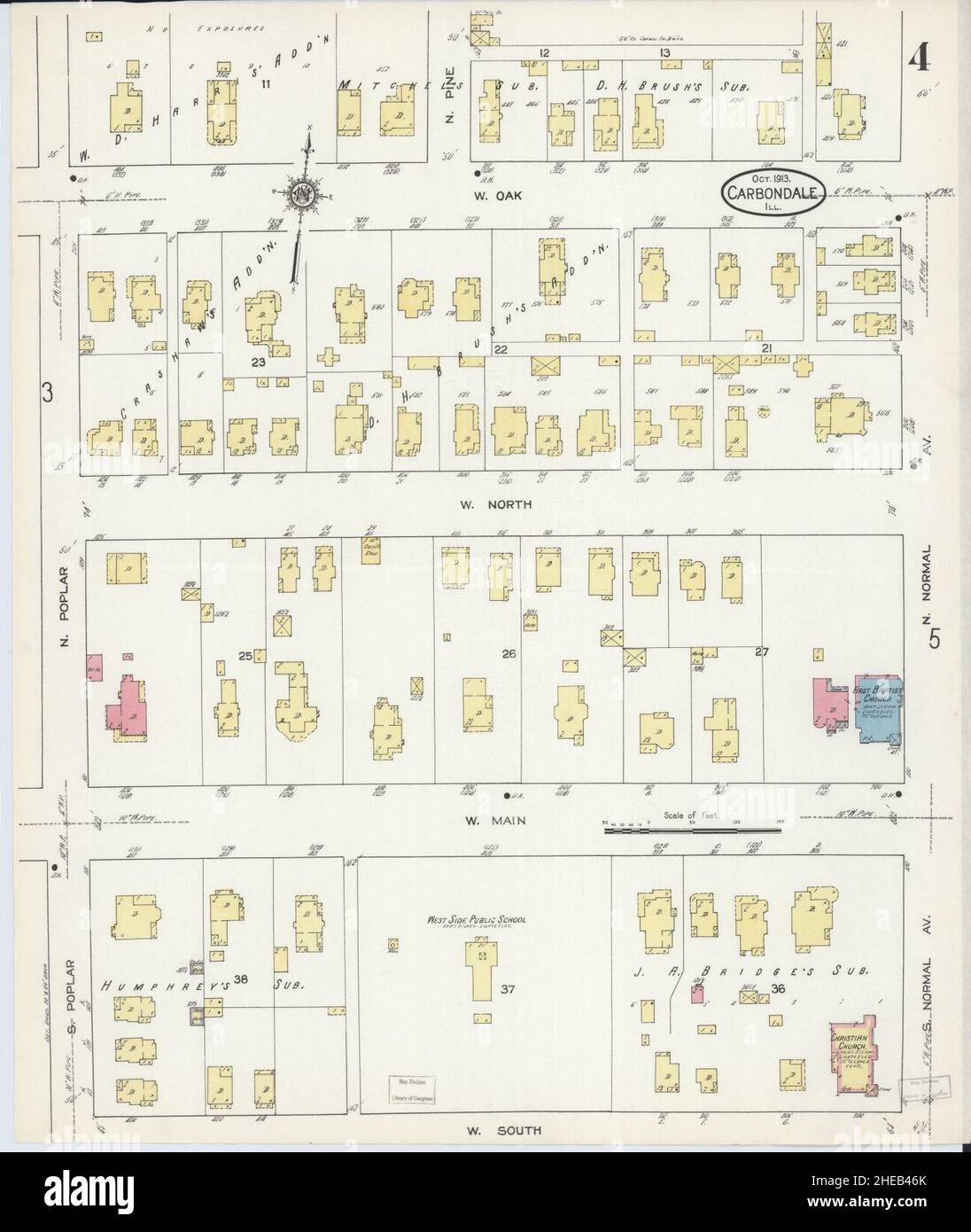 Illinois jackson county map hi-res stock photography and images - Alamy