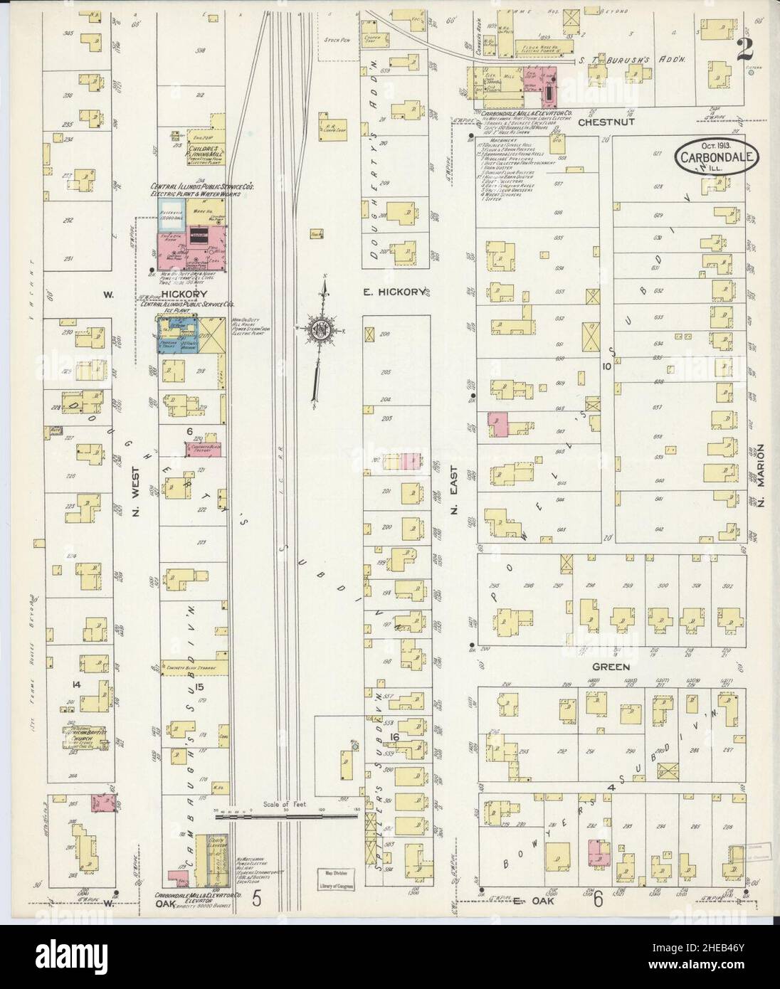 Illinois jackson county map hi-res stock photography and images - Alamy