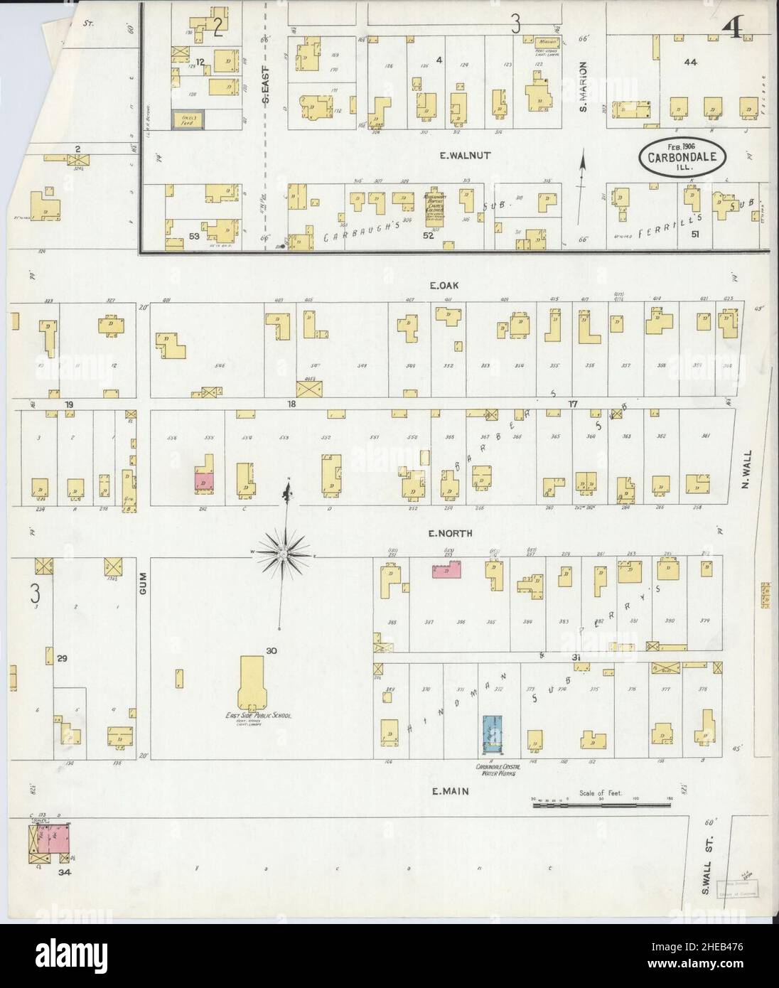 Illinois jackson county map hi-res stock photography and images - Alamy