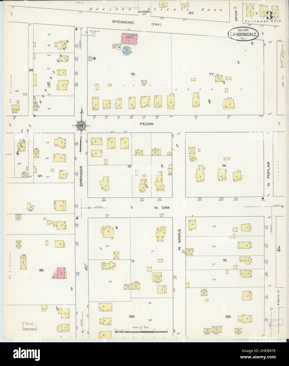 Illinois jackson county map hi-res stock photography and images - Alamy