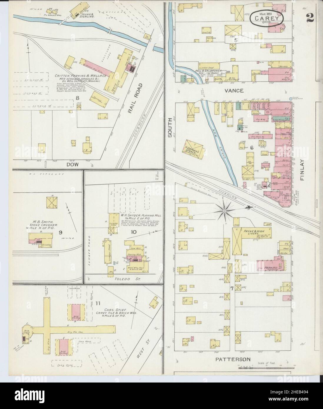 Carey map hi-res stock photography and images - Alamy