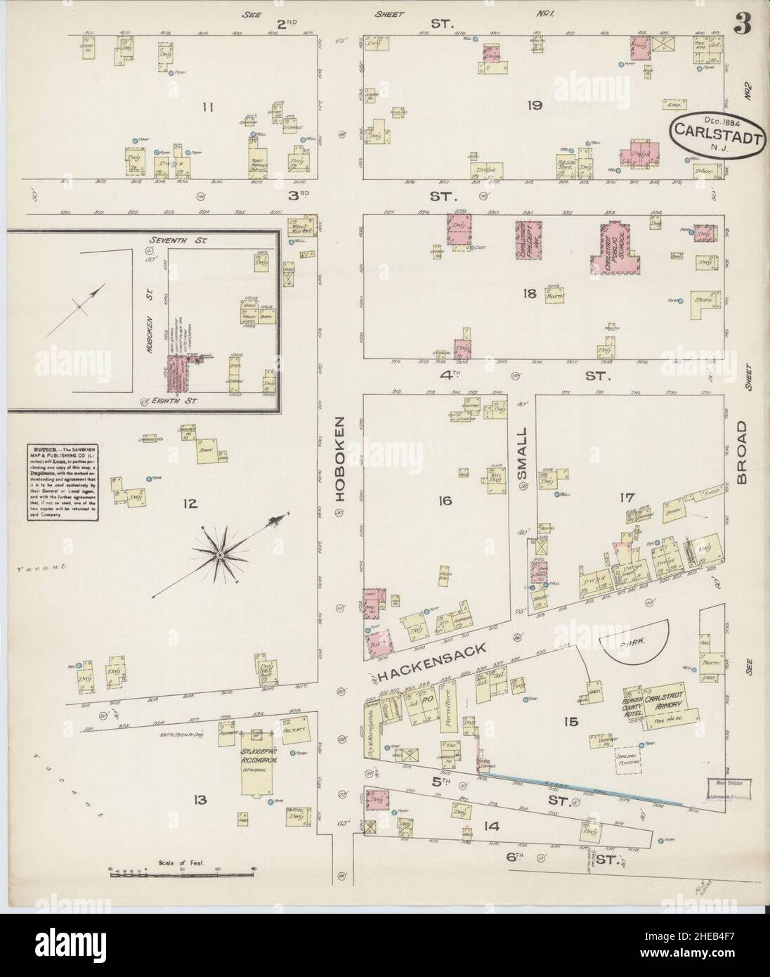 Bergen county map hi-res stock photography and images - Alamy