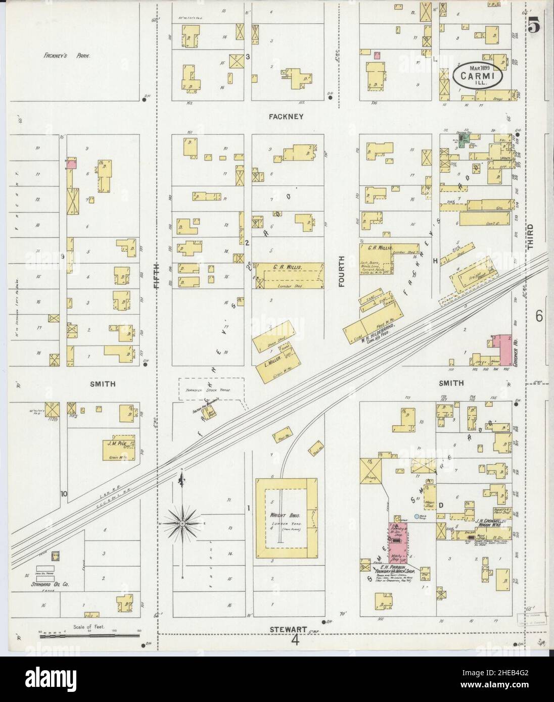 Carmi illinois map hi-res stock photography and images - Alamy