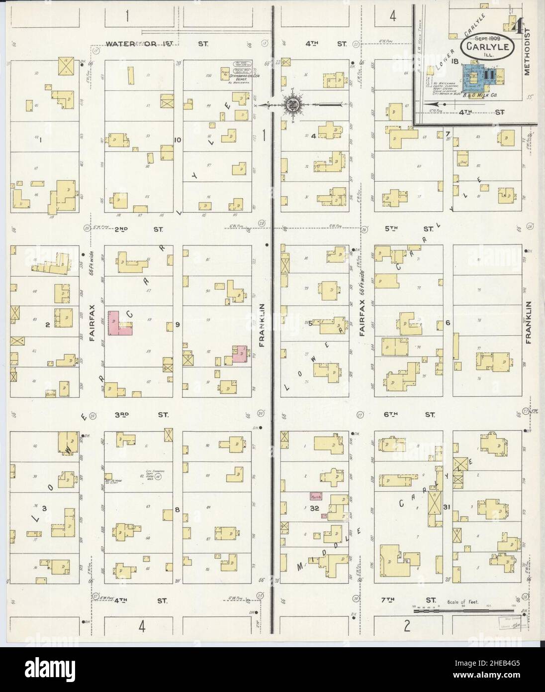Map of carlyle hi-res stock photography and images - Alamy